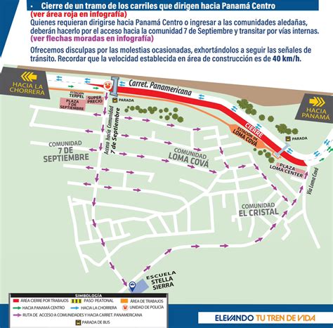 Loma Cová Habrá cierre de carriles que se dirigen a Panamá centro