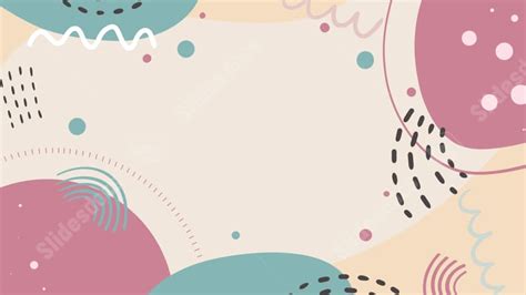 Best Geometric Color Block Powerpoint Background For Presentation