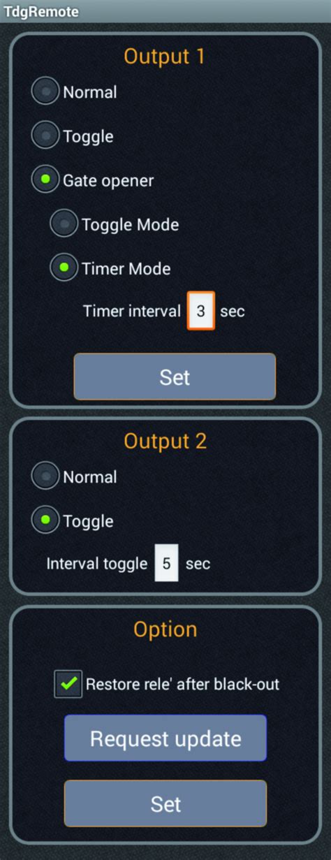 An Android App To Manage The GSM Remote Control Open Electronics