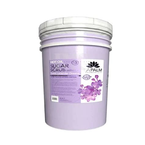 Inail Supply La Palm Extreme Sugar Cane Scrub Lavender Bucket