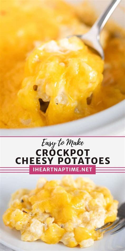 Crockpot Cheesy Potatoes Cheesy Potatoes Crock Pot Potato Recipes