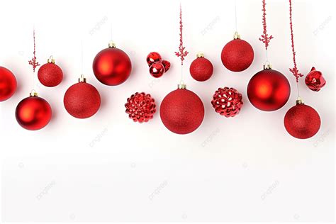 흰색 배경에 크리스마스 장식 고해상 배경 일러스트 및 사진 무료 다운로드 Pngtree
