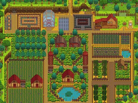 Noministnow Cute Stardew Valley Farm Layout Ideas