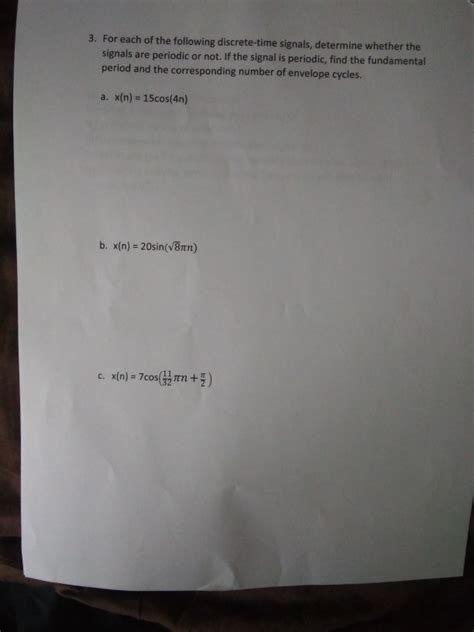 Solved 2 The Following Analog Signal Is Sampled At A Rate Chegg