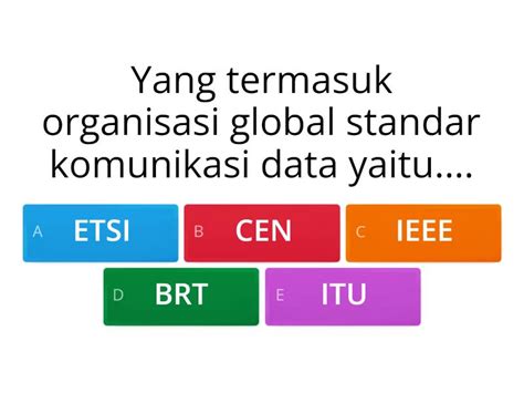 Dasar Dasar TKJ Dan Telekomunikasi Quiz