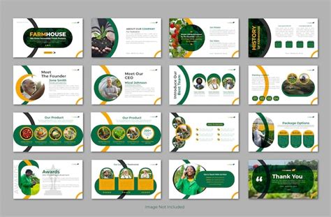 Plantilla De Diapositiva De Presentación De Agricultura O Diseño De