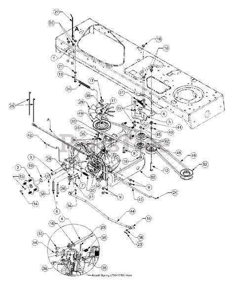 Cub Cadet Lt 1024 13ar11cp712 Cub Cadet 50 Lawn Tractor Drive