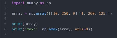 Python Numpyamax산을 붉게 물들이는 꽃