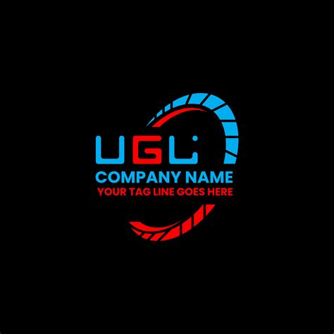 Ugl Letter Logo Vector Design Ugl Simple And Modern Logo Ugl