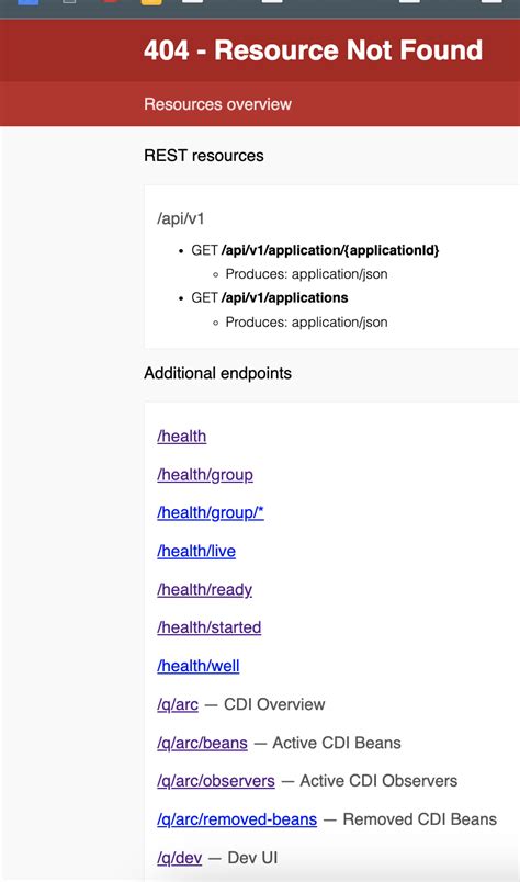 How To Disable Qarc Endpoints From A Quarkus Webapp Stack Overflow