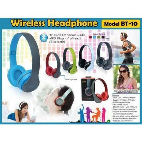 Wireless Headphone BT-10 at best price in Mumbai by Poonam Corporation ...