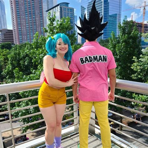 Bulma And Badman Vegeta Cosplay Costume Couple Halloween Costumes Halloween Cosplay Halloween