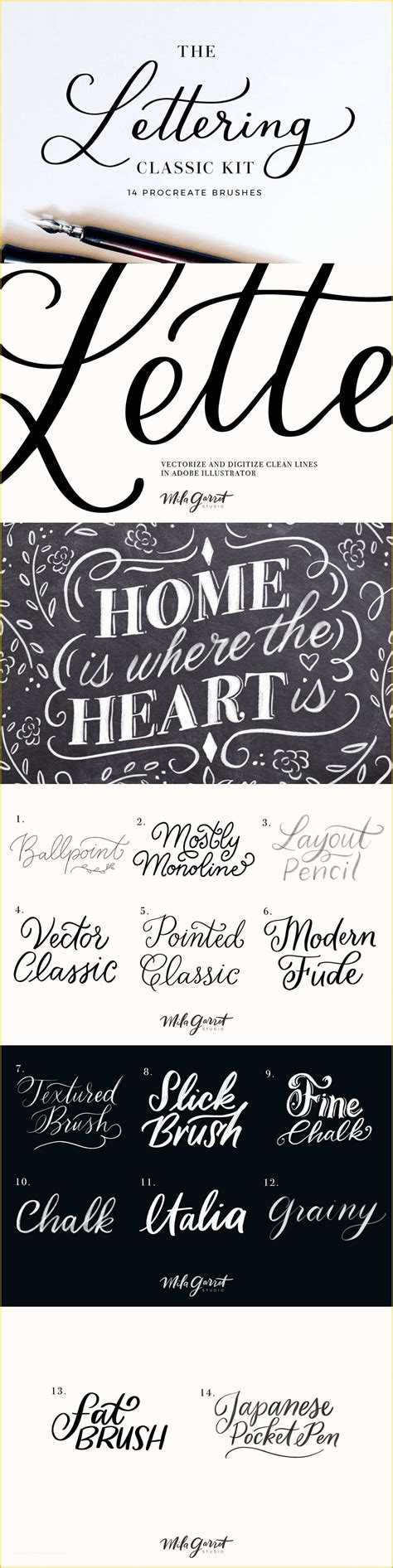 Procreate Lettering Templates Free