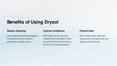 Ppt Drysol Antiperspirant Powerpoint Presentation Free Download Id 13379551