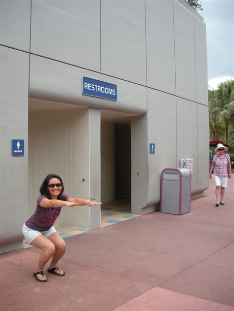 Awkward At Epcot Next To A Bathroom Lol Awkward Place To Pose