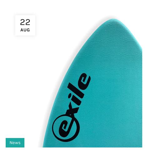 Ex1 Softy E Glass Epoxy Soft Skimboard Exile Skimboards Australia