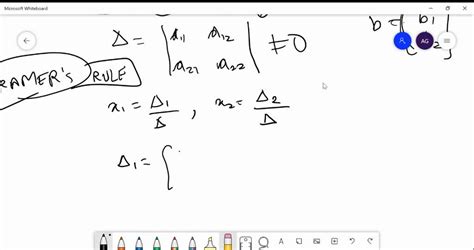 solved using a 2 ×2 coefficient matrix 𝐀 prove that if 𝐀 ≠0 there