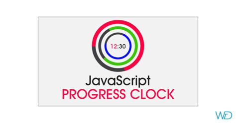 Javascript Progress Clock Day Hour Minute Second Progression