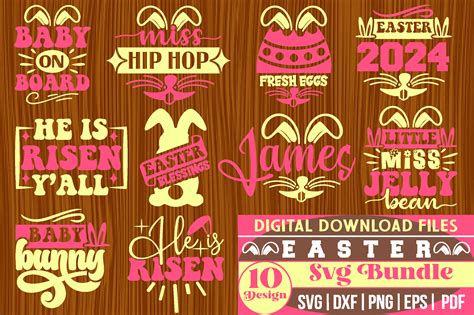 Easter Svg Bundle Graphic By Binasvgbundle Creative Fabrica