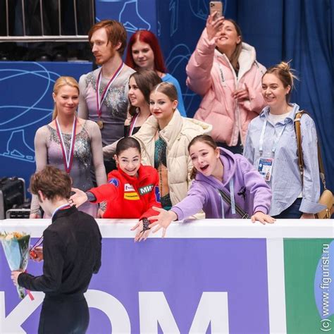 Adelia Petrosyan Alexandra Trusova and Kamila Valieva в 2024 г