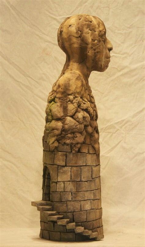 Brown Man Figurative Scupture William Catling