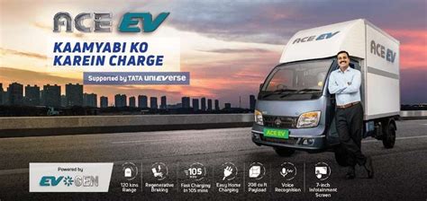 Ace Ev Tata Motors Commences Delivery Of The Tata Ace Electric Vehicle