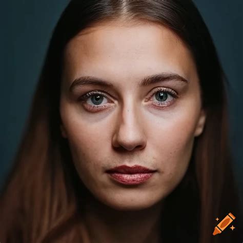 Perfect Facial Features In A Photo Portrait Of A Young Russian Woman