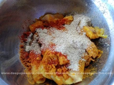 Baked Schezwan Chicken Tikka Masala Deepupassion