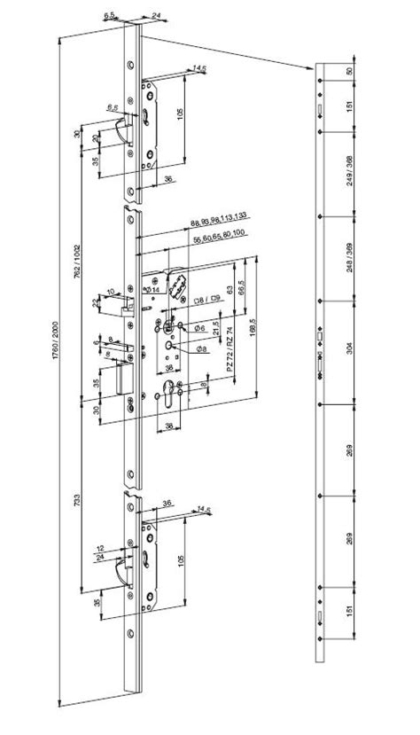 Соленоидный электромеханический замок Abloy с многоточечным запиранием ...