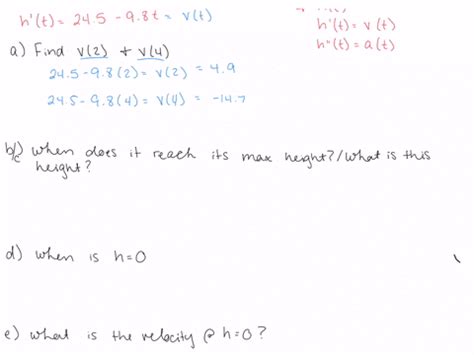 SOLVED A Projectile Is Fired Vertically From A Point 10 M Above The