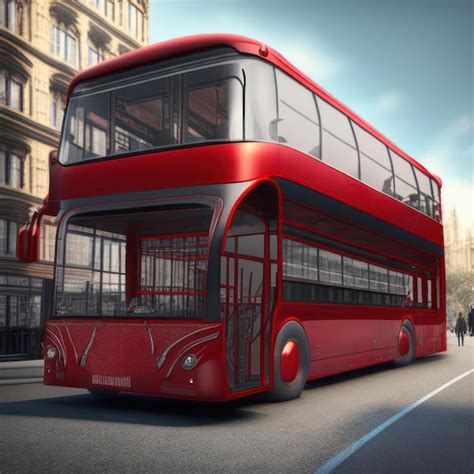 Premium Photo Red Bus