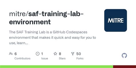 Github Mitre Saf Training Lab Environment The Saf Training Lab Is A
