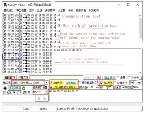 vl6180 time of flight tof 50cm laser ranging built in mcu algorithm i2c uart modbus tof050f