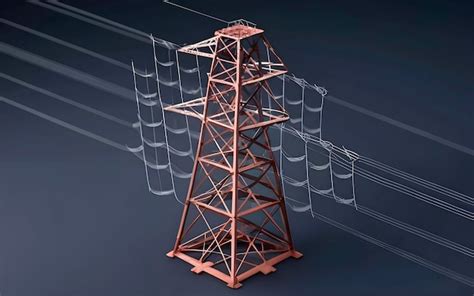 Premium Ai Image Electricity Background Ai Generated