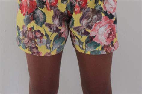 Queen Of Funky Diy Diy Floral Printed Shorts