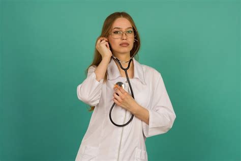 Premium Photo Beautiful Smiling Sexy Nurse Or Femele Doctor