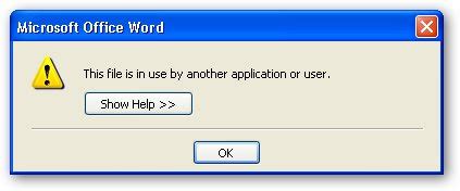 Getting Rid Of This File Is In Use By Another Application Or User