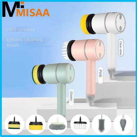 El Trica Silicone Cozinha Escova De Limpeza Purificador Recarreg Vel Pl