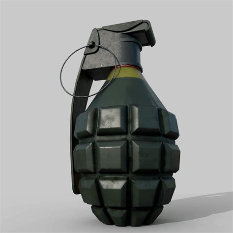 Grenade Mk 2 3d Model By Simple3d
