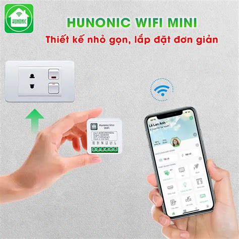 Công Tắc Thông Minh Hunonic Mini Wifi Hunonic Miền Nam