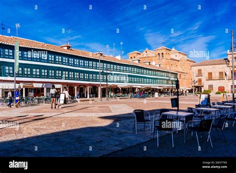 Plaza Mayor Main Square Located In The Center Of The Old Town With A