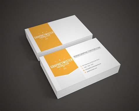 Photorealistic Business Card Mock Up Template Css Author