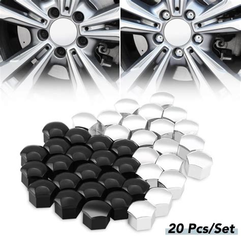 Wheel Hub Nut 20pcs Car Wheel Nut Caps Hub Screw Cover 17mm For Peugeot 108 208 Gti 308 T7 T9