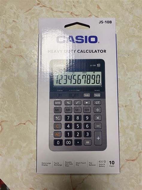 Casio 計數機 Js 10b 興趣及遊戲 手作＆自家設計 文具 Carousell