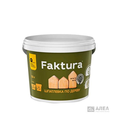 Шпатлевка faktura по дереву сосна 0,8 кг - купить в Сочи по выгодной цене