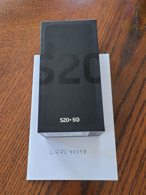 Samsung Galaxy S20 Plus 5g T Mobile Black 128gb 12gb Sm G986u