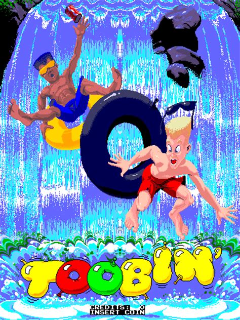 Toobin Arcade Video Game By Atari Games Corp 1988