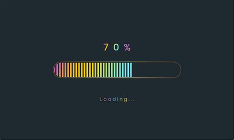 70 무지개 다운로드 바 로딩 바 사용자 인터페이스 배너 다채로운 미래 로딩 바 디자인 0명에 대한 스톡 벡터 아트 및 기타 이미지 Istock
