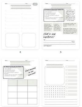 The Scientific Method Workbook Notebook Lab Book By Decadence
