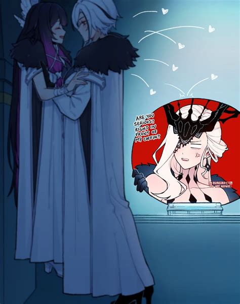Arlecchino Columbina And Signora Genshin Impact Drawn By Kureiiro